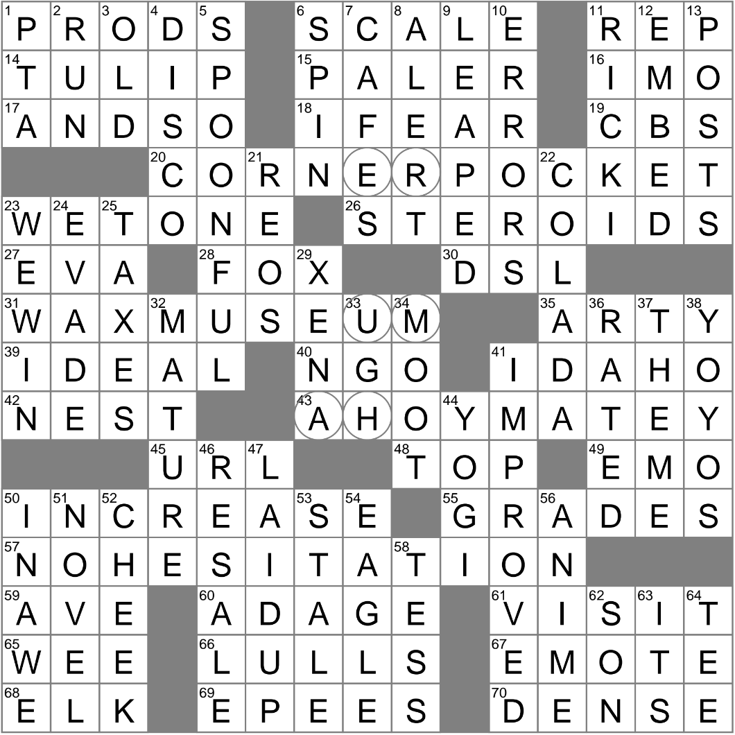 LA Times Crossword 1 Sep 23 Friday LAXCrossword